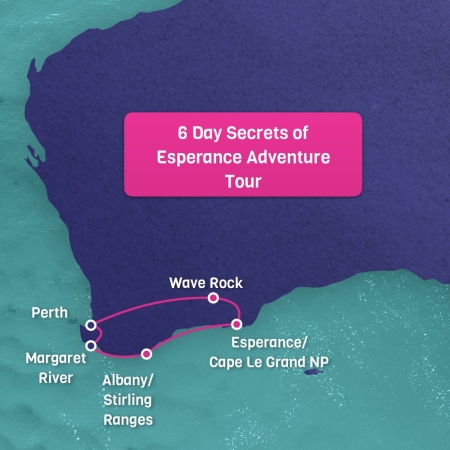 6 Day Esperance & Margaret River Tour | Trip from Perth $1495